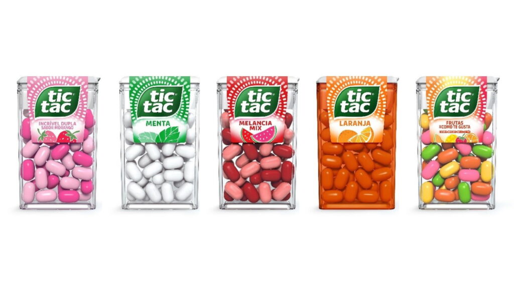 Tic Tac está de cara nova! Marca ganha novo logotipo e nova embalagem